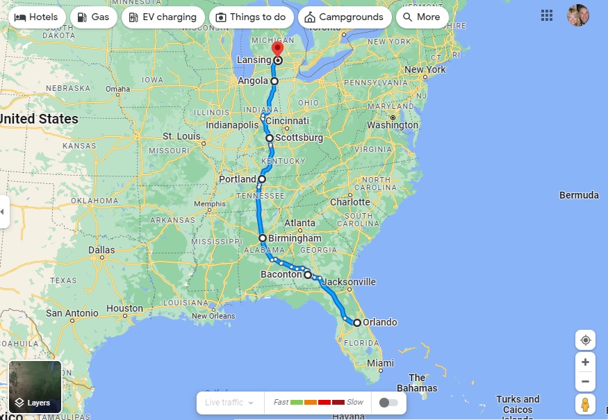 A Year On The Road – The First Week; 1,289 miles, and counting – Veness ...